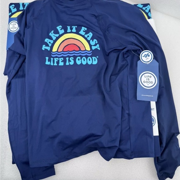 Life Is Good | Shirts & Tops | New Life Is Good Sun Shirt Unisex L Kids ...